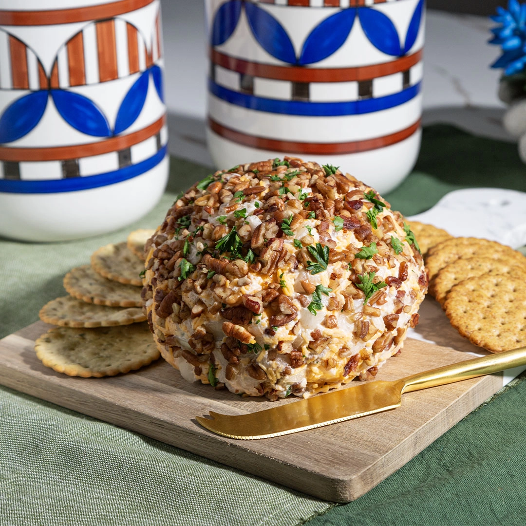 Pecan Cheddar Cheese Ball Recipe